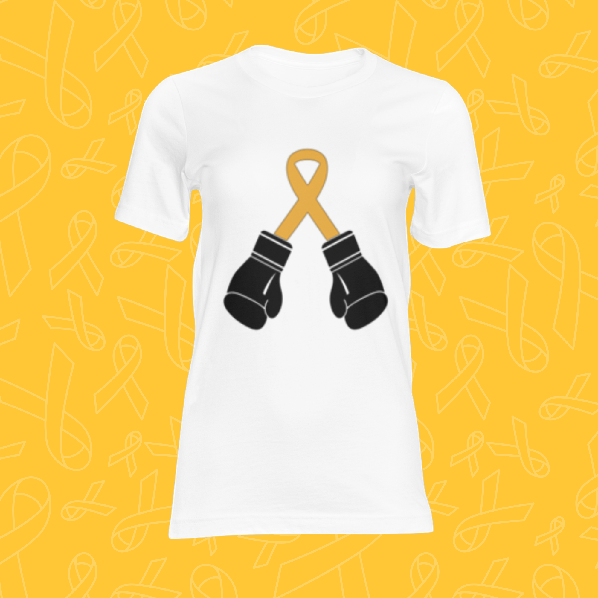Cancer Ribbon Boxing – Brave Little Lions
